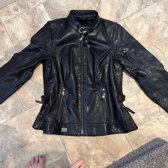 Harley-Davidson | Jackets & Coats | Womens Harley Davidson Leather ...